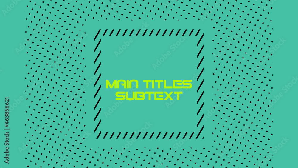 Dynamic Shifting Shapes Title Stock Template | Adobe Stock