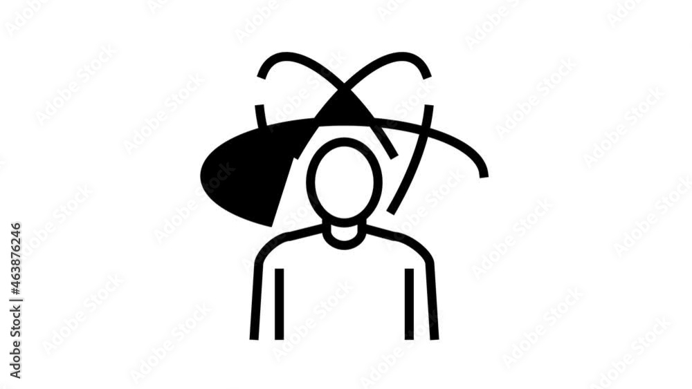 integrity soft skill animated line icon. integrity soft skill sign ...