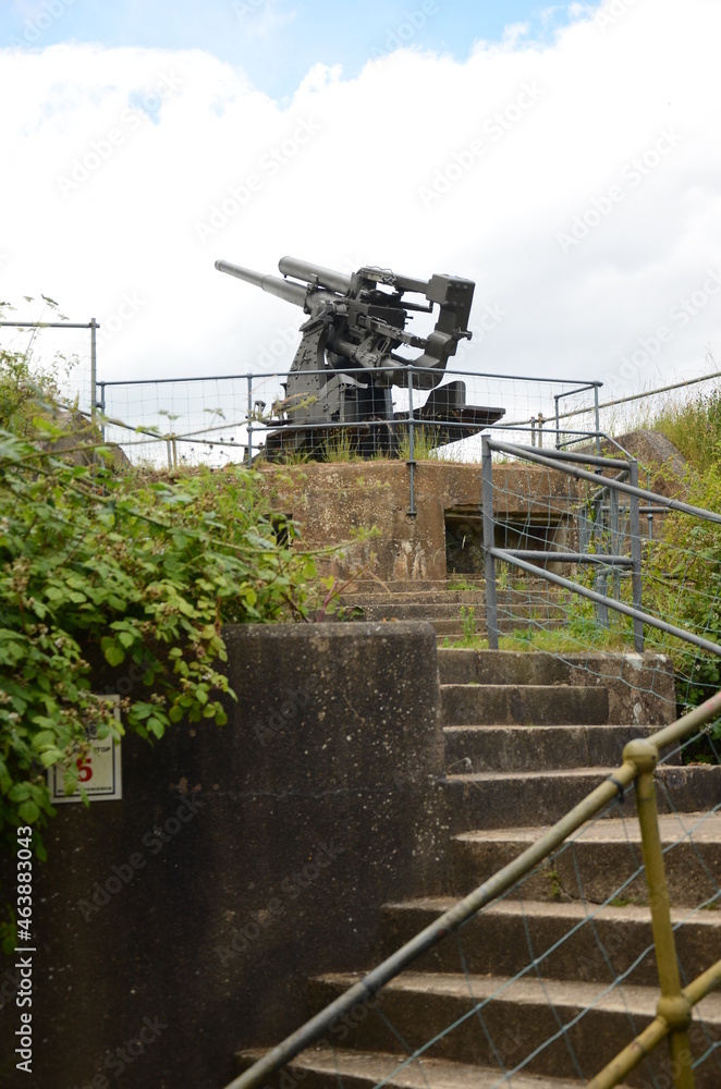 world war two, costal artillery fortification and gun battery, defence ...