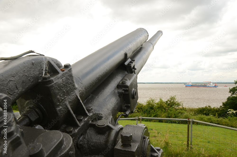 World war two, artillery gun, artillery gun battery Stock Photo | Adobe ...