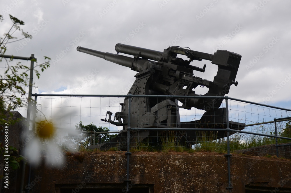 World war two, artillery gun, artillery gun battery Stock Photo | Adobe ...