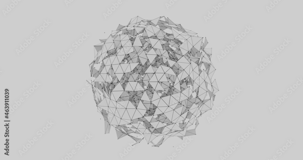 3d wireframe render Stock Illustration | Adobe Stock