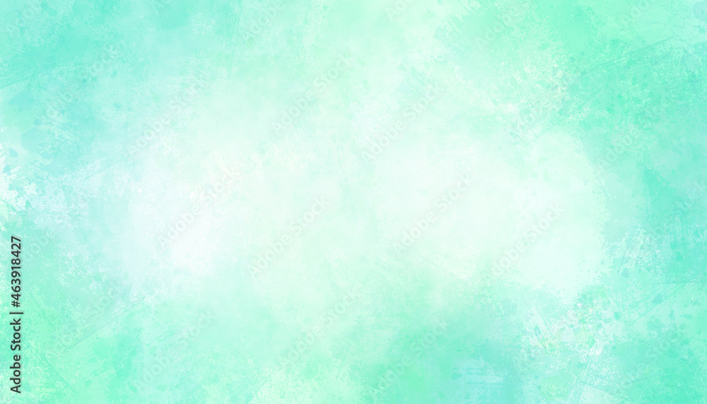 Mint pastel green watercolor background, antique paper texture design ...