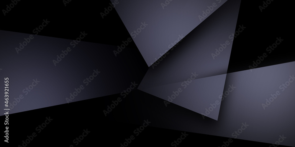 Black premium abstract background with luxury gradient geometric ...