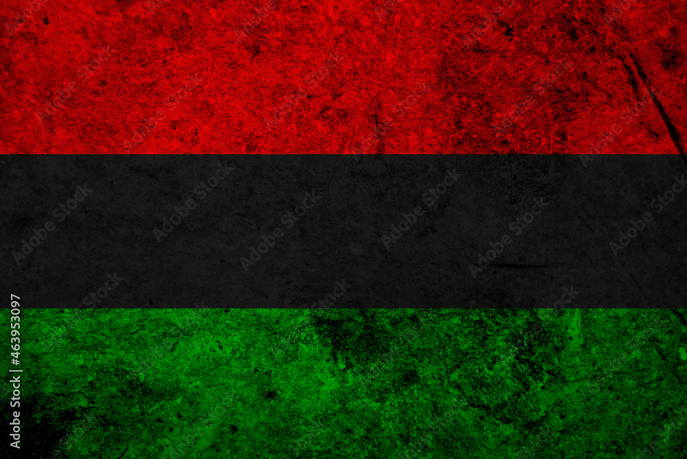 pan african flag in grunge texture Stock Illustration | Adobe Stock