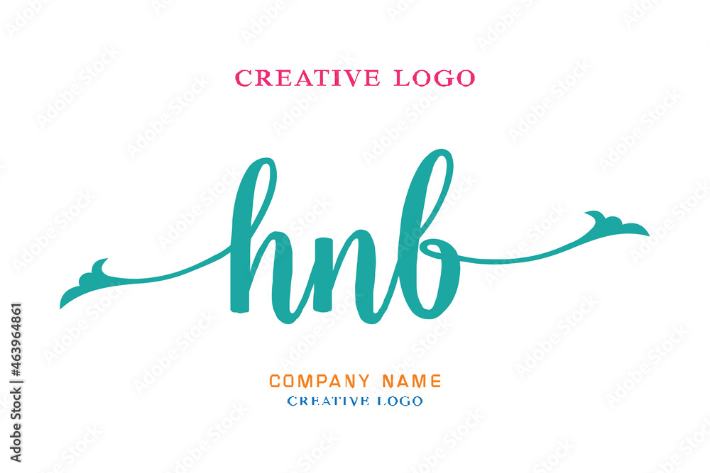 HNB lettering logo is simple, easy to understand and authoritative ...