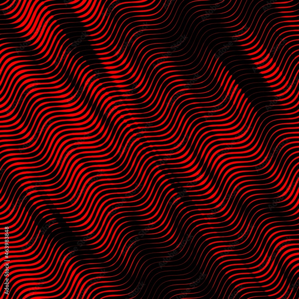 bright red vibration seismic monitoring system in wavy scarlet colours ...