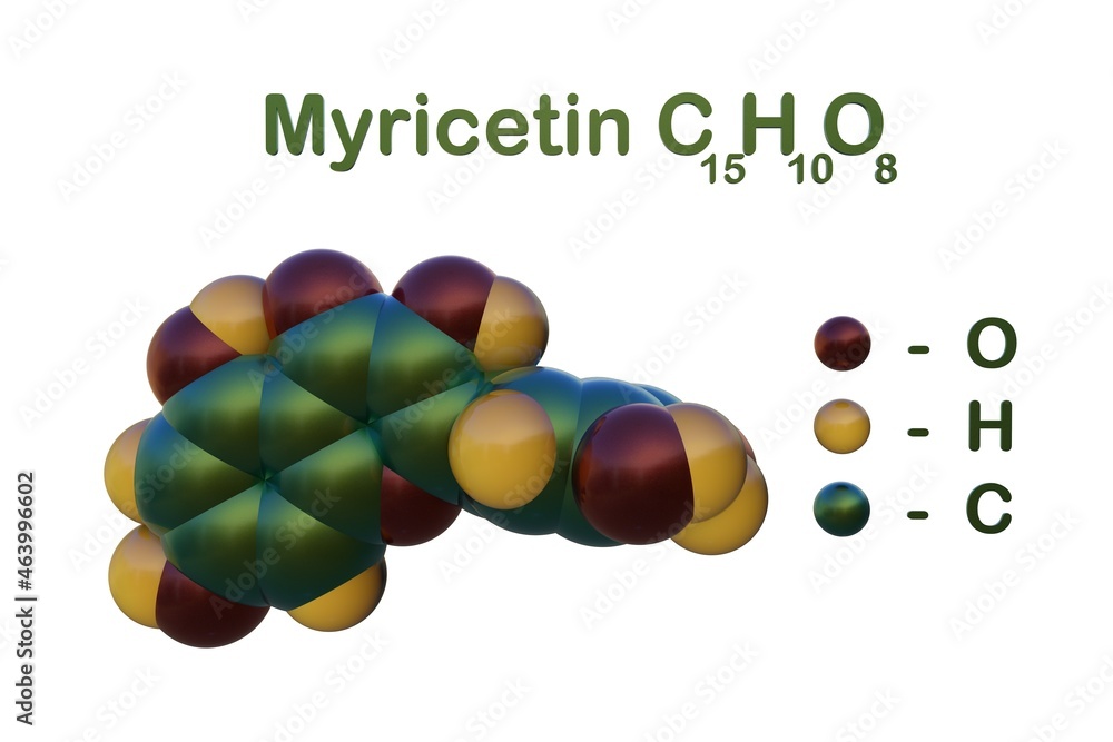 Structural chemical formula and space-filling molecular model of ...