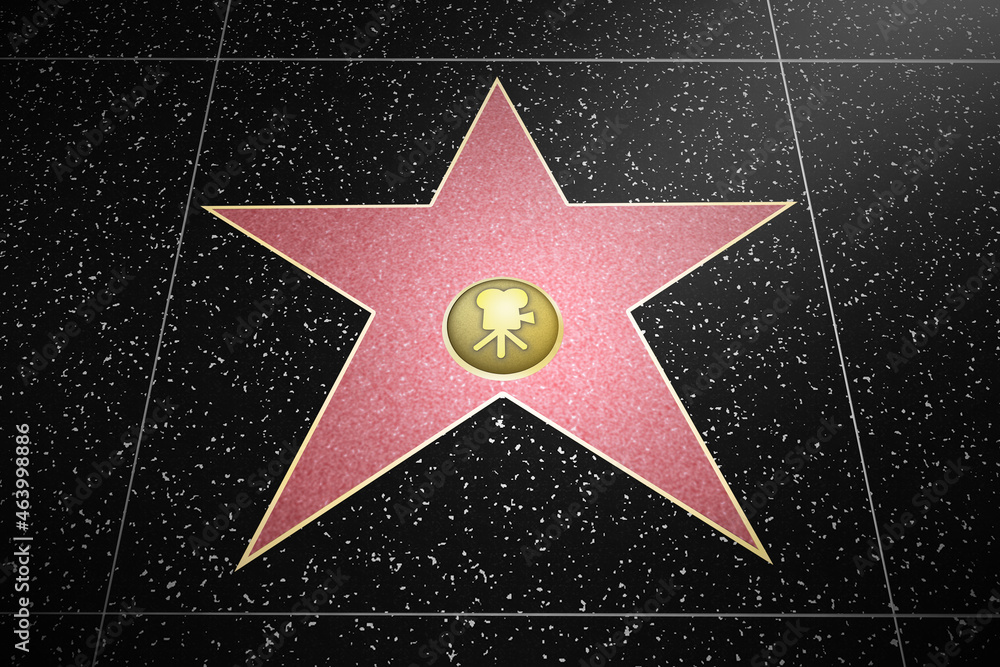 Hollywood Star Framed Film. With blank space for name from Hollywood ...