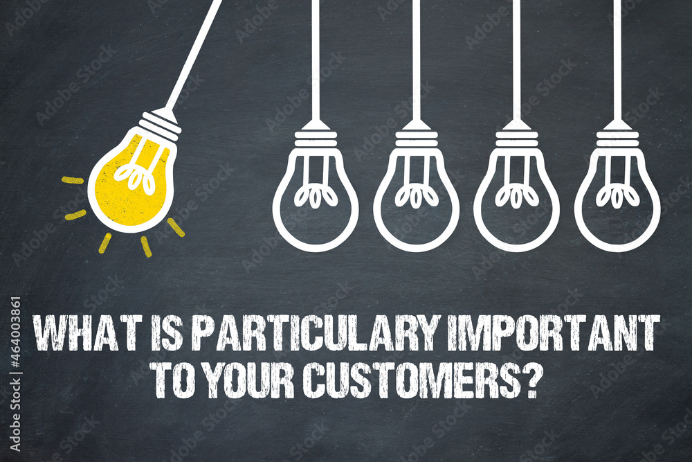 What is particulary important to your customers? Stock Illustration ...