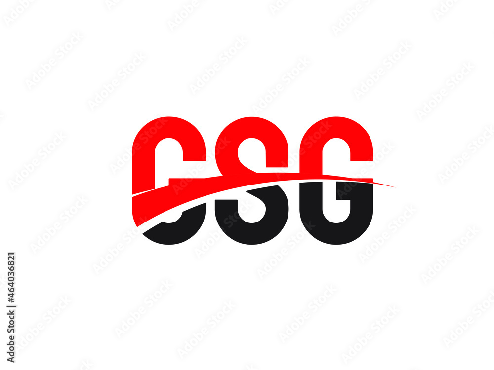 GSG Letter Initial Logo Design Vector Illustration Stock Vector | Adobe ...