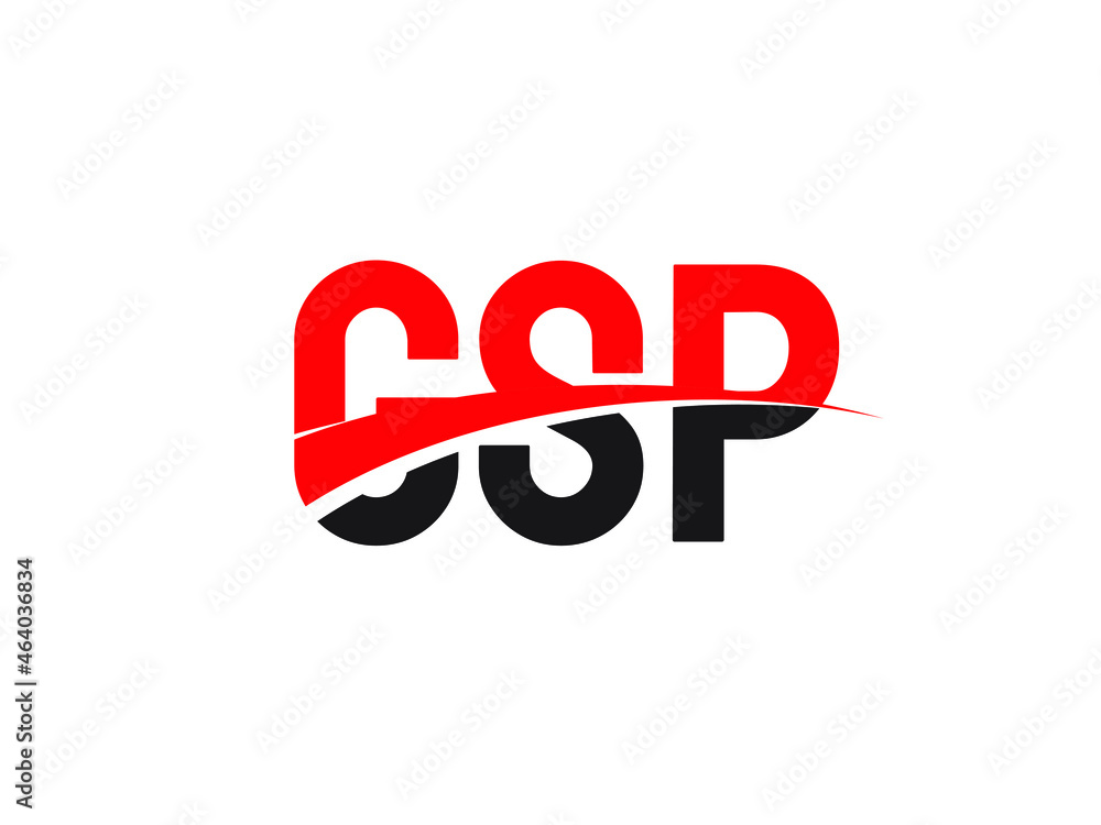 GSP Letter Initial Logo Design Vector Illustration Stock Vector | Adobe ...