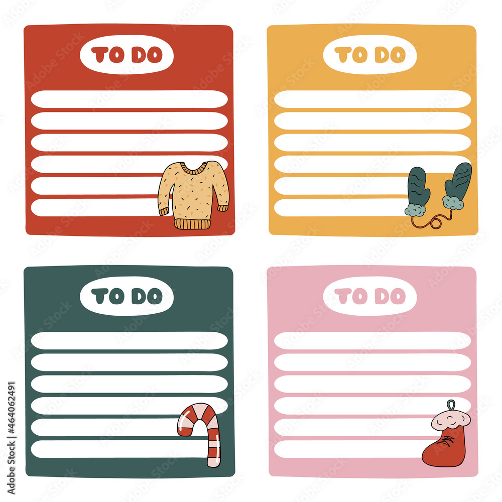 Cute scrapbook templates for planner with blank to do list with hand ...