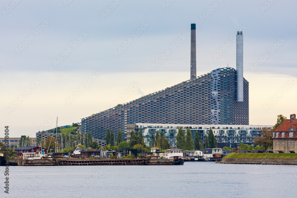Copenhagen, Denmark – September 21, 2021: CopenHill, a waste-to-energy ...