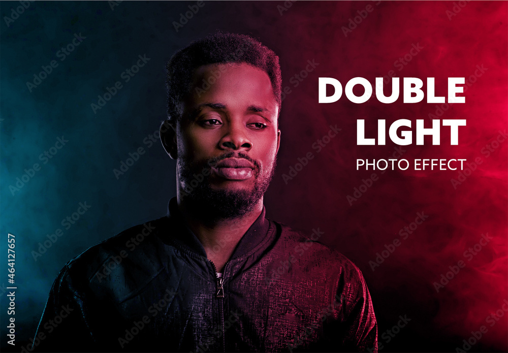 Stocksjabloon Double Light Effect | Adobe Stock