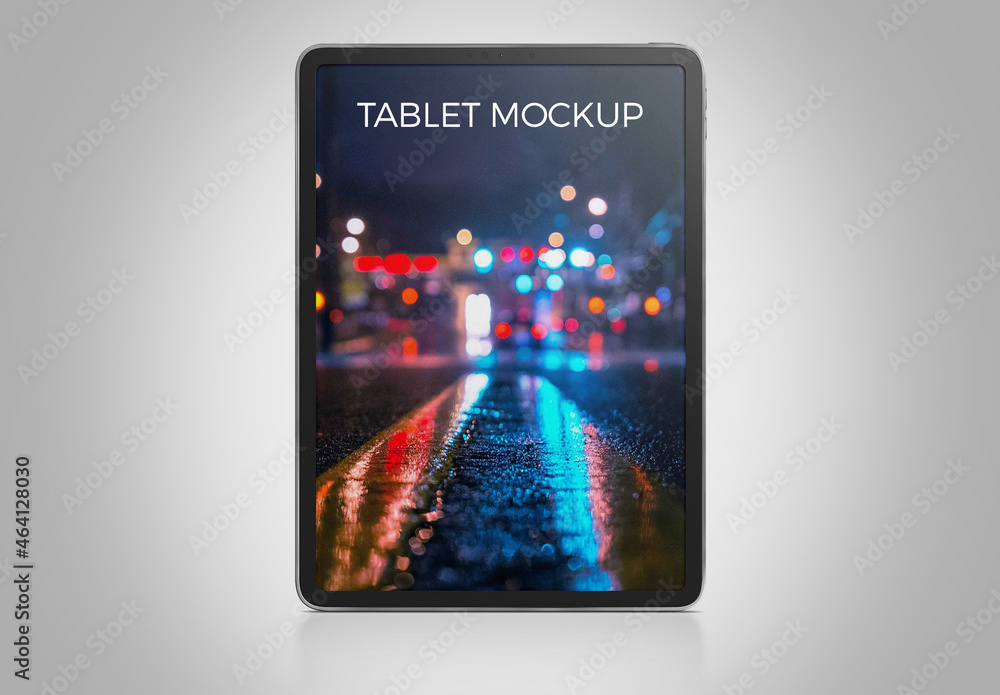 Vertical iPad Mockup Stock Template | Adobe Stock