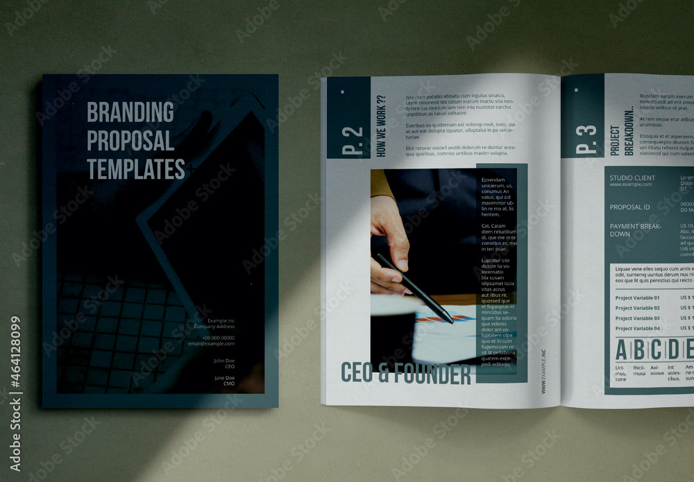 The Simple Design Proposal Stock Template | Adobe Stock