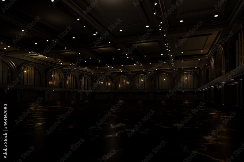 Empty convention hall center .The backdrop for exhibition stands,booth ...