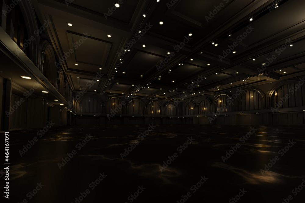 Empty convention hall center .The backdrop for exhibition stands,booth ...