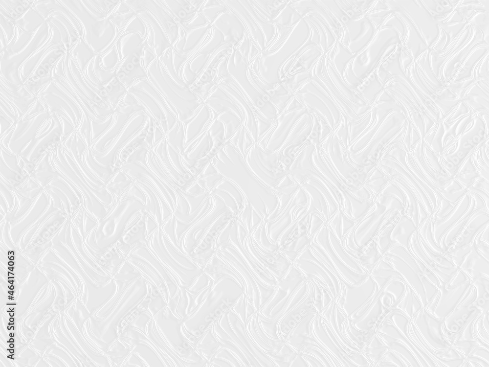 Abstract clean white texture wall 3d rendering, warp free border smooth ...