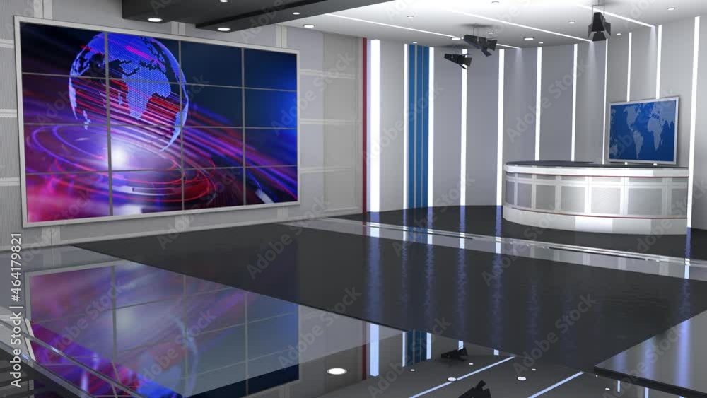 News TV Studio Set - Virtual Green Screen Background Loop motion ... News TV Studio Set - Virtual Green Screen Background Loop motion ...