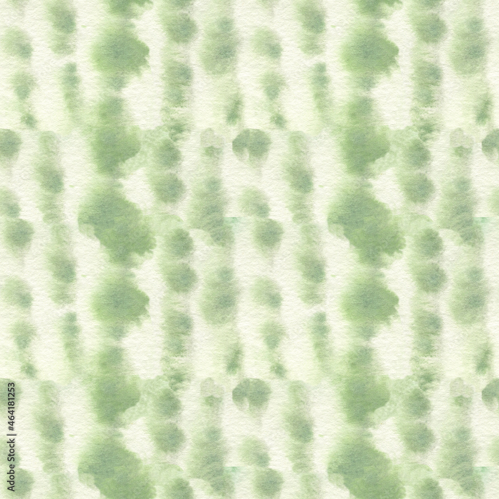 Watercolor seamless tie dye pattern in sage green color.Fabric texture ...