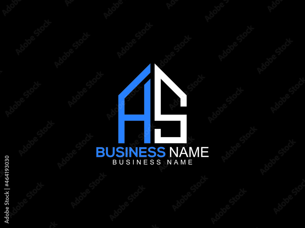 Colorful AS Logo, initial AS a s Letter Logo Icon Vector Image For Your ...