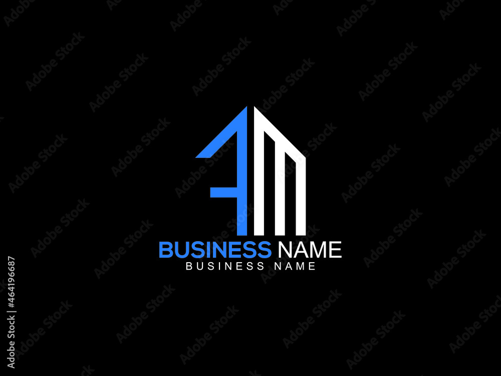 Colorful FM Logo, initial Fm f m Letter Logo Icon Vector Image For Your ...