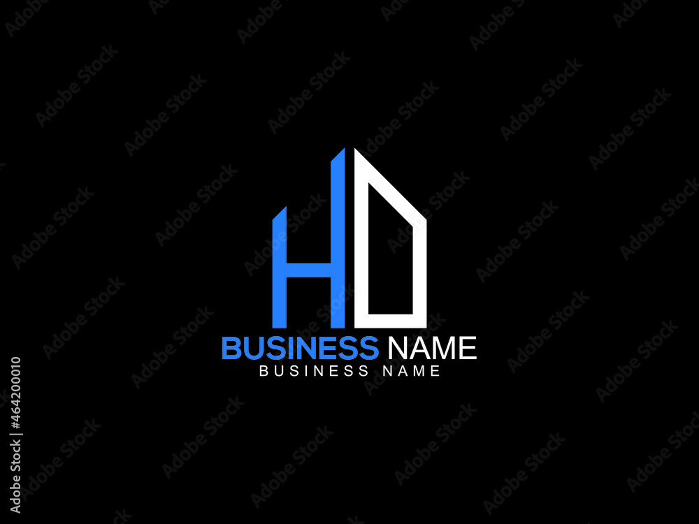 Colorful HO Logo, initial Ho h o Letter Logo Icon Vector Image For Your ...