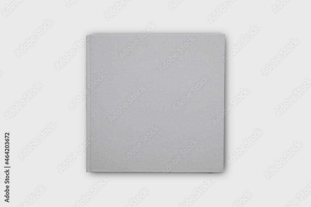 Empty blank white open book with rounded corners mock up isolated on a ...