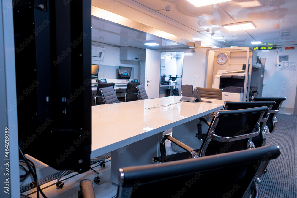 Autonomous mobile emergency control room. Emergency control room ...