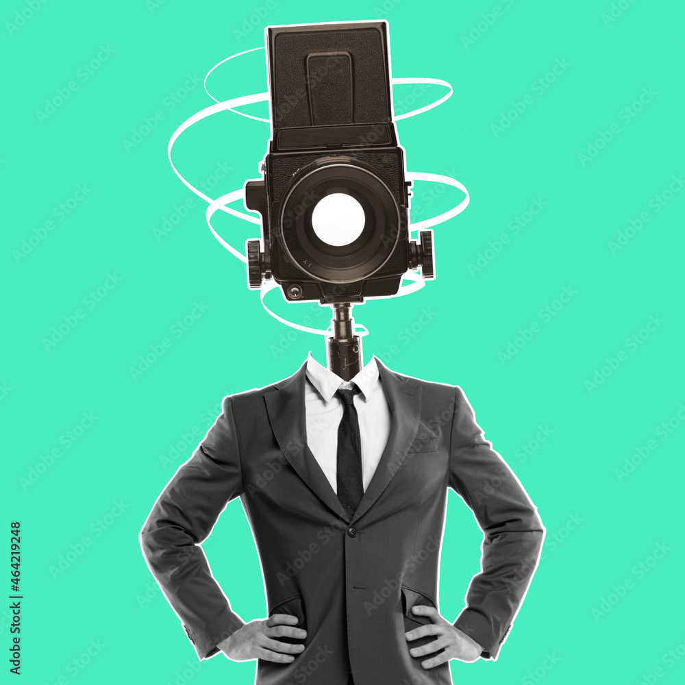 Modern design, contemporary art collage. Inspiration, idea, trendy ...