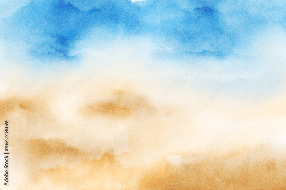 Beach Watercolor Abstract Background Texture Stock Photo | Adobe Stock
