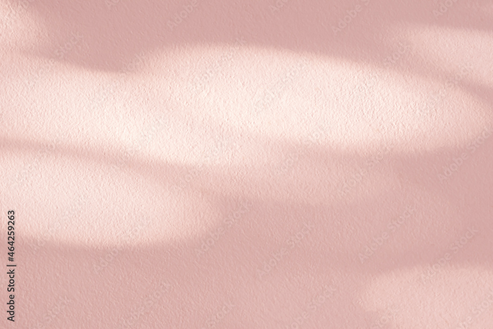 shadow and light pink background of leaf shadow tree branch on white ...