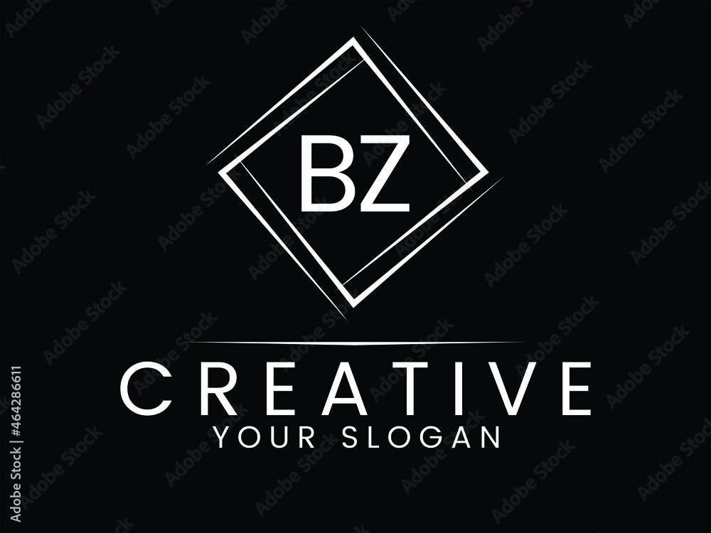 letter BZ logo design template, Letter bz for logo company design ...