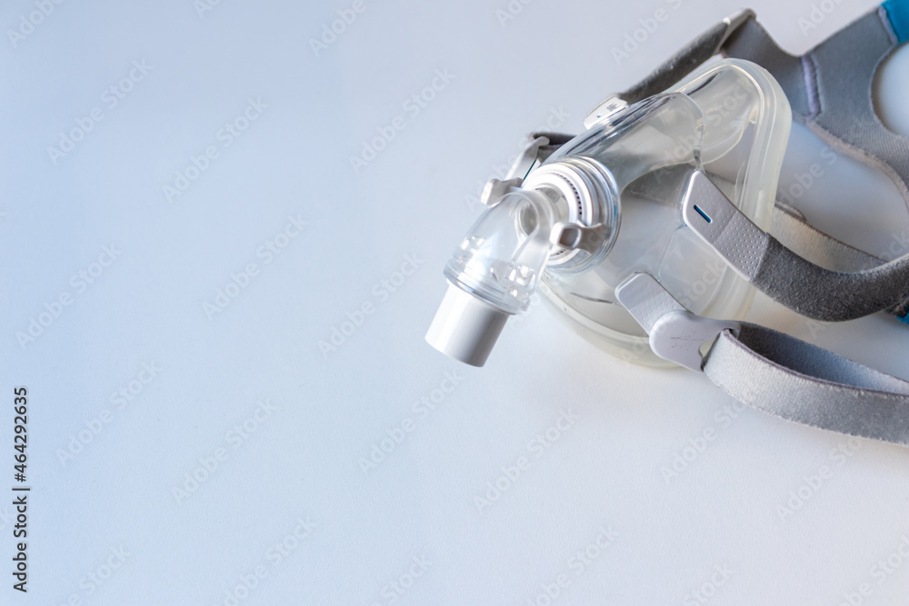 CPAP mask against obstructive sleep apnea helps patients respirator ...