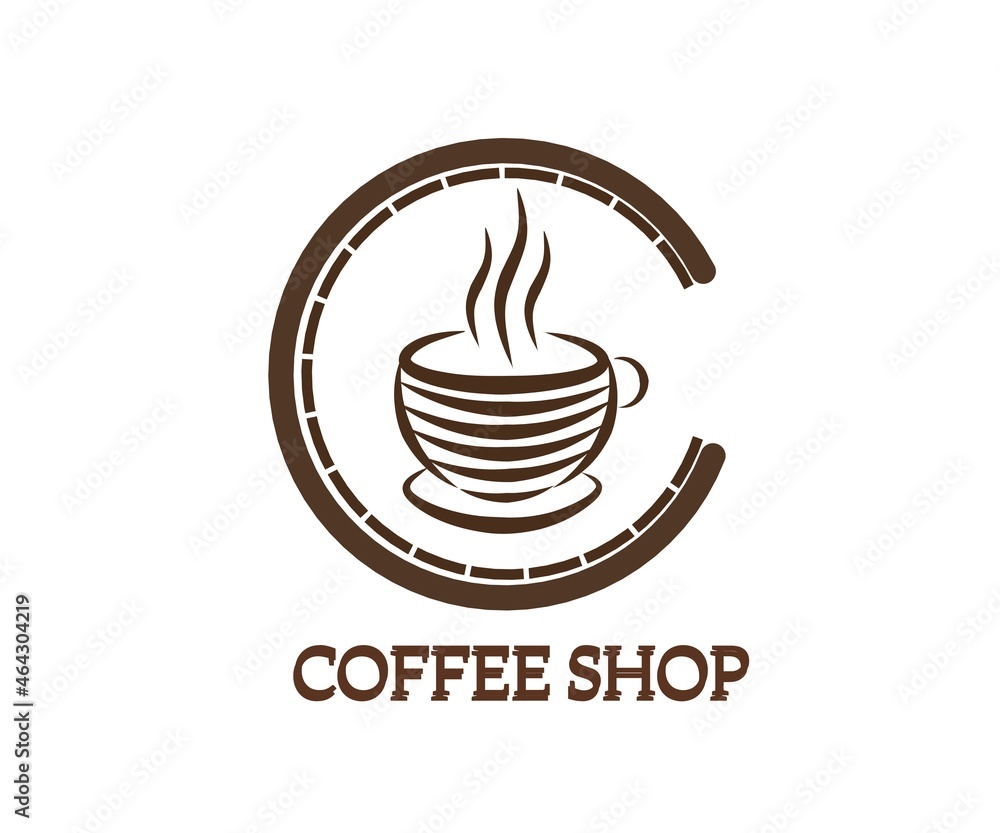Coffee shop logo. Coffee shop icon.coffee shop vector design. Stock ...