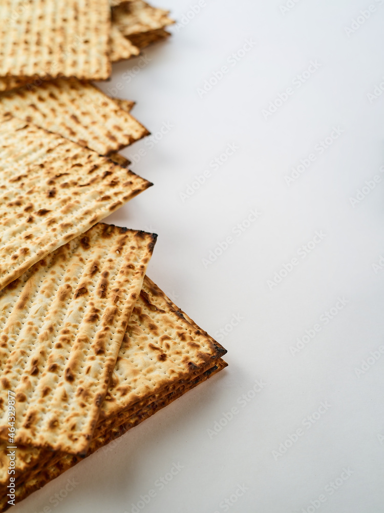 A stack of mats on a white background. Traditional Jewish Passover ...