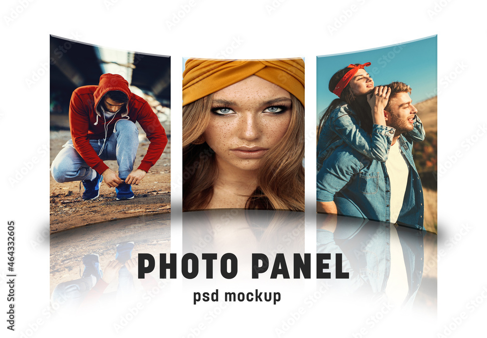 Photo Panel Mockup Stock Template | Adobe Stock