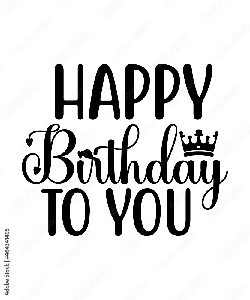 Happy Birthday Svg Files Happy Birthday Svg Bundle Happy Birthday Cut File Birthday Cake