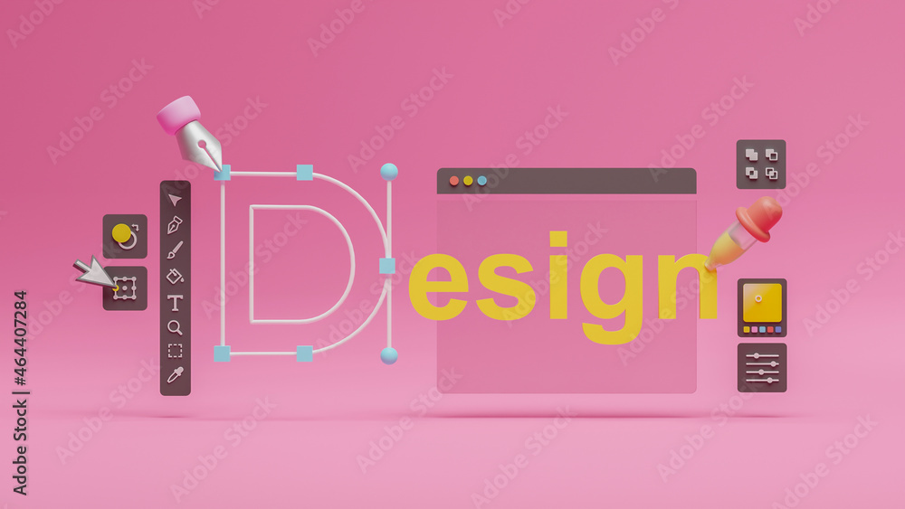 Graphic designer creative creator design logo artwork curve pen tool ...