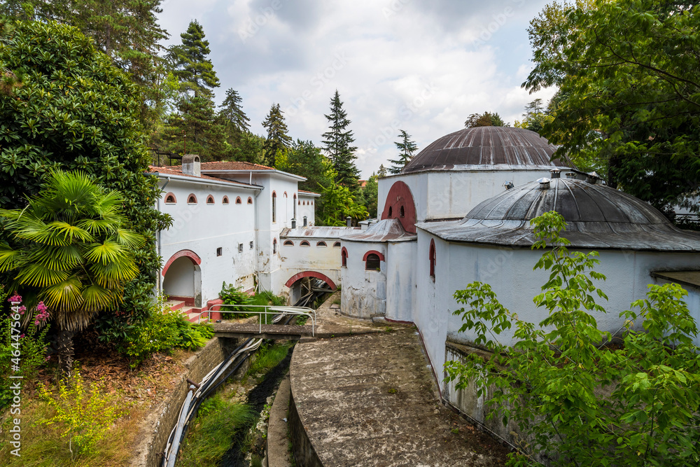 Termal Park view in Termal, Yalova. Termal has populer thermal spring ...