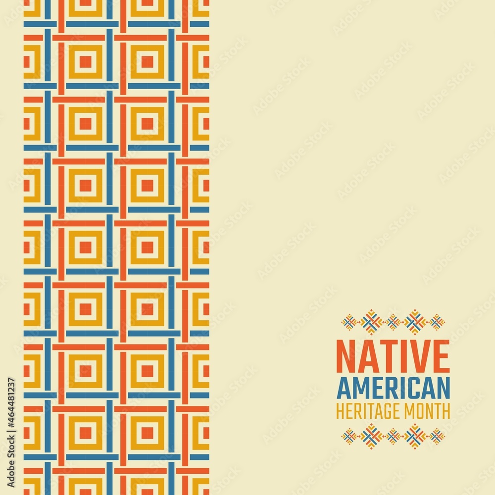 vector graphic of native american heritage month good for native ...