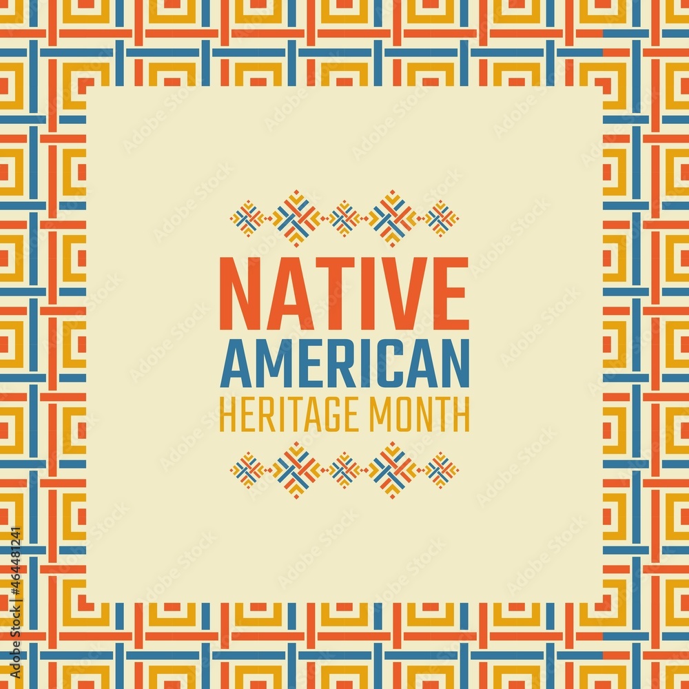vector graphic of native american heritage month good for native ...
