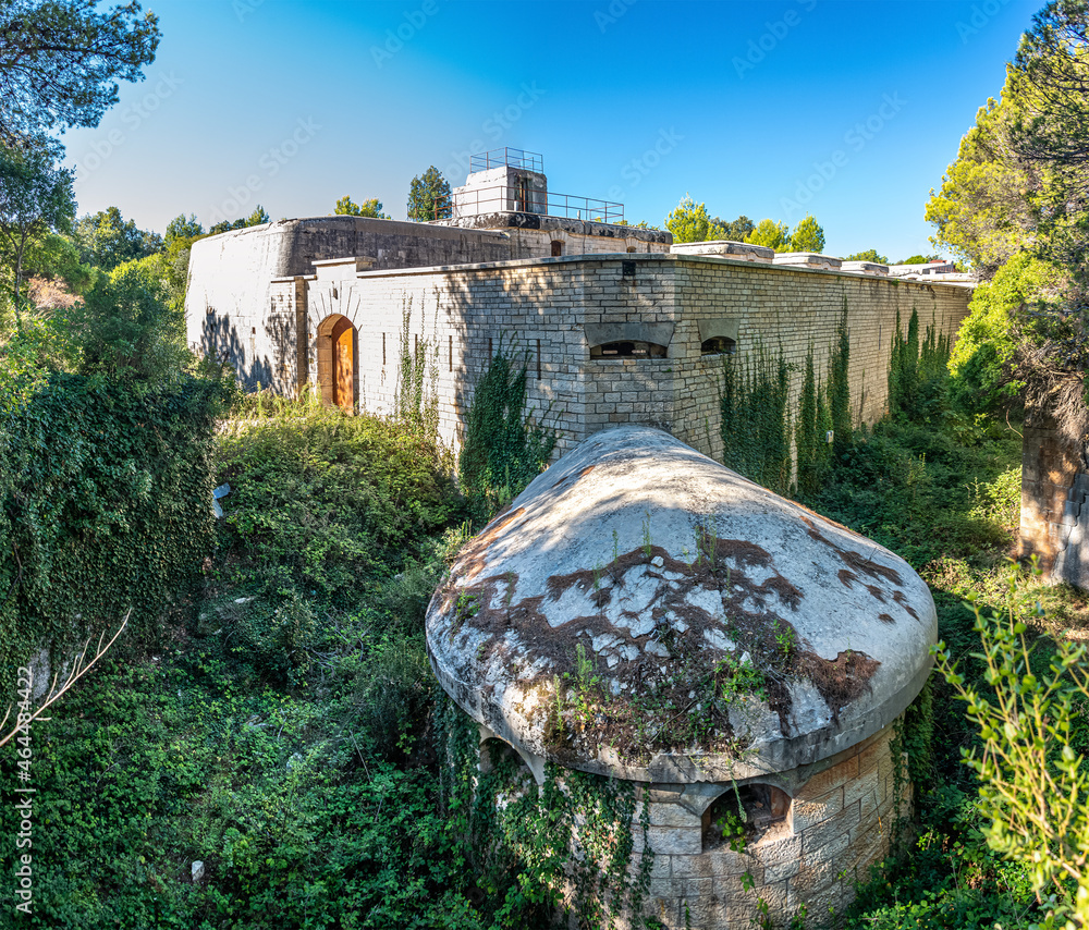 Fort Benedetto, Part of the Barbariga Defence Groupin Istria. Forno ...