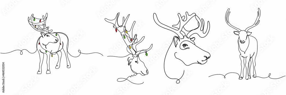 Vector continuous one single line drawing icon of set vector of ...