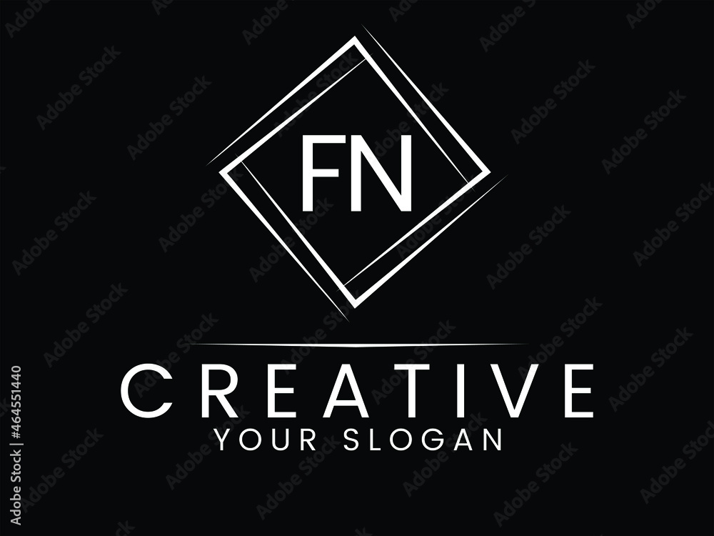 letter FN logo design template, Letter fn for logo company design ...