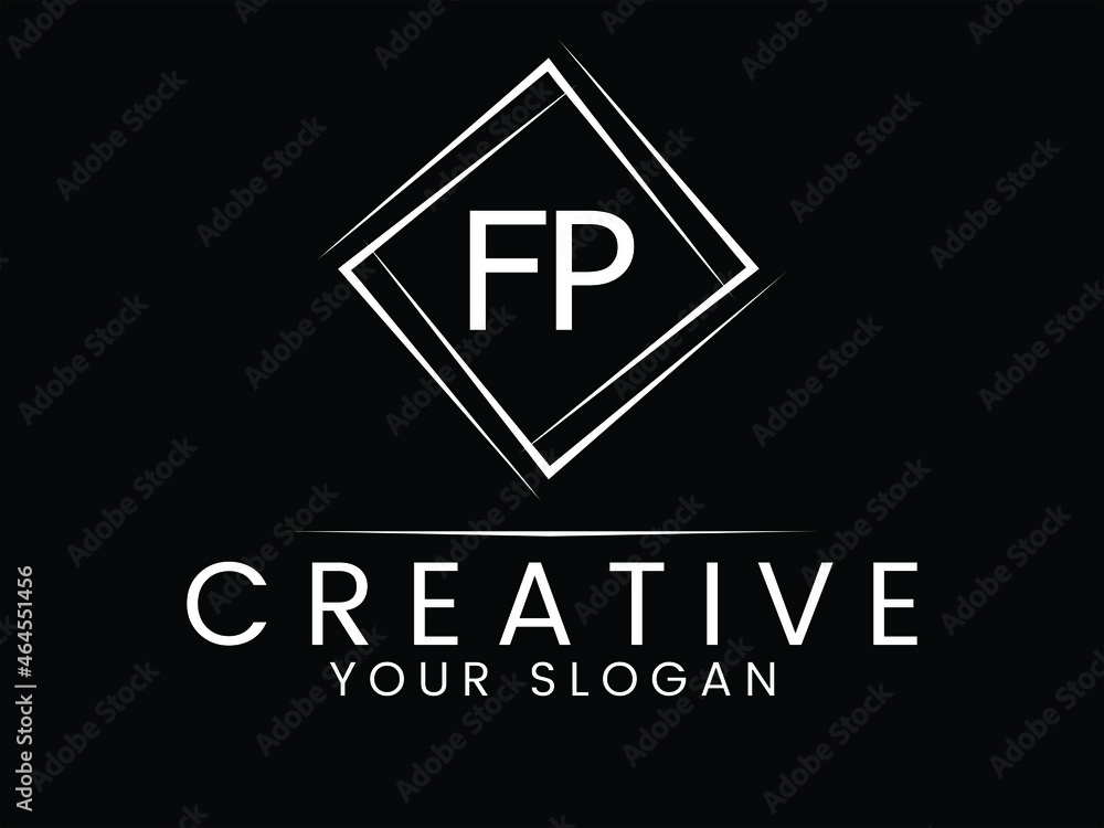 letter FP logo design template, Letter fp for logo company design ...