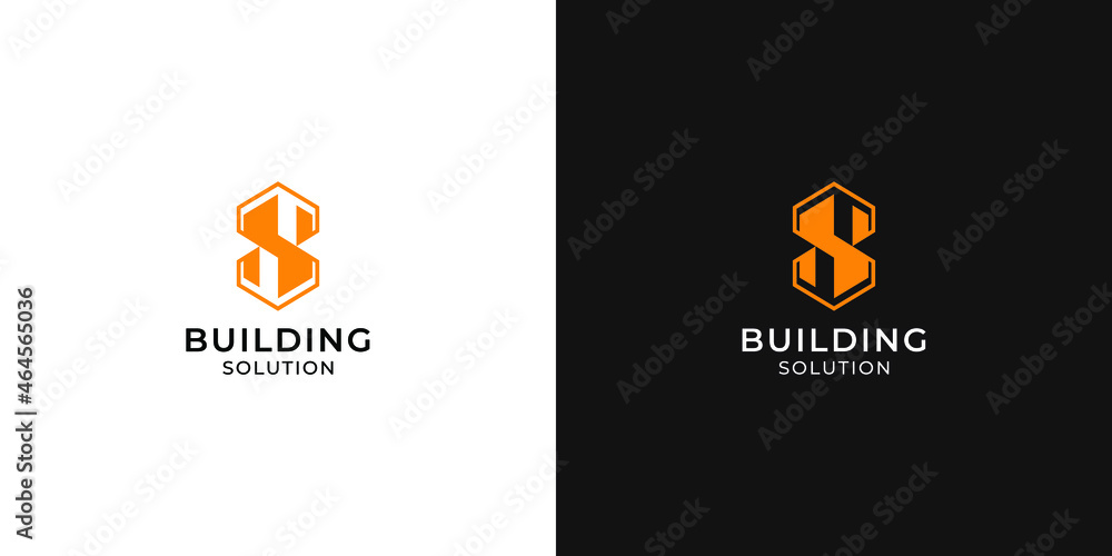 The "S" shaped building logo is perfect for your new logo Stock Vector ...