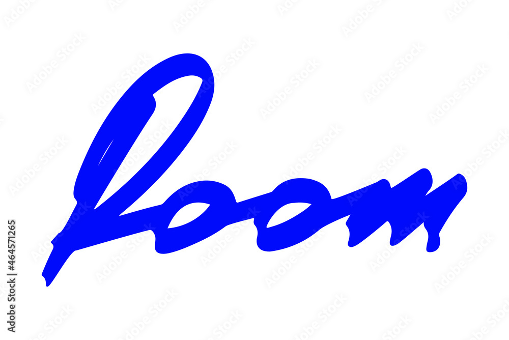 Room hand drawn text. Art for posters, logos, banners, prints. Stock ...